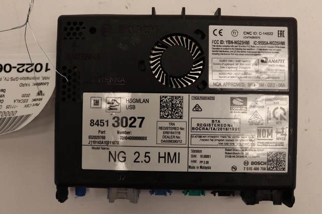 2018-2020 CADILLAC ESCALADE Dash Hmi Human Machine Interface Module Oem ...