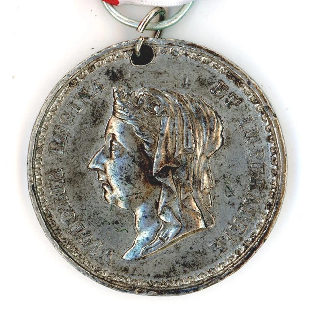 QUEEN VICTORIA GOLDEN Jubilee medal medallion Stockport Joseph Leigh ...