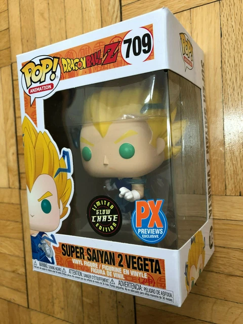 DRAGON BALL Z VEGETA Funko Pop CHASE 709 PX Previews Brand New RARE ...