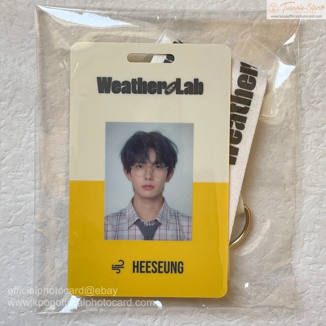 HEESEUNG OFFICIAL ID Card Enhypen 2022 Season's Greeting Weather Lab ...