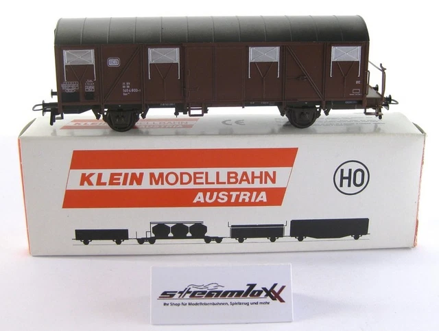 KLEIN MODELLBAHN 3025 H0 gedeckter Güterwagen der DB mit OVP X00001 ...