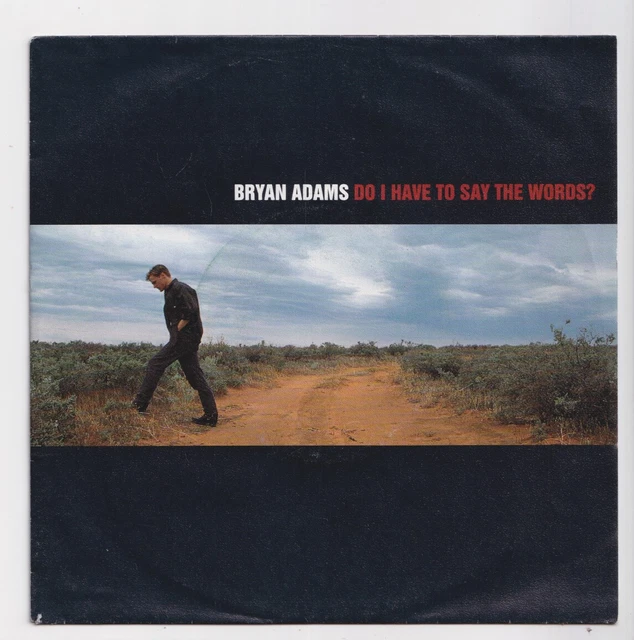 (AC209) BRYAN ADAMS, Do I Have To Say The Words? - 1991 - 7" vinyl EUR ...