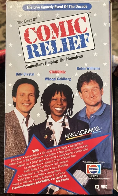 THE BEST OF Comic Relief VHS Robin Williams Billy Crystal Whoopi ...