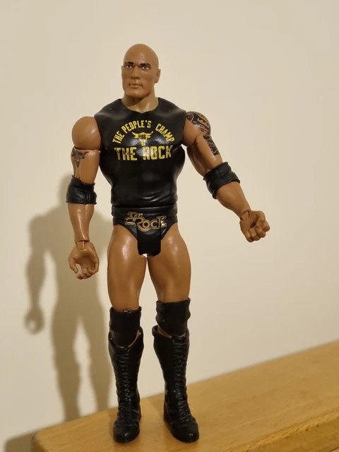 WWE THE ROCK Dwayne Johnson The Peoples Champ Figure Mattel 2011 £13.99 ...