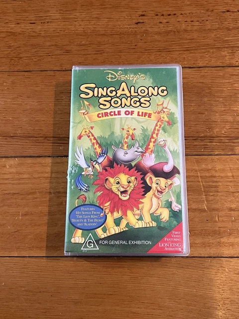 DISNEY’S SING A Long Songs Circle Of Life From The Lion King VHS £5.17 ...