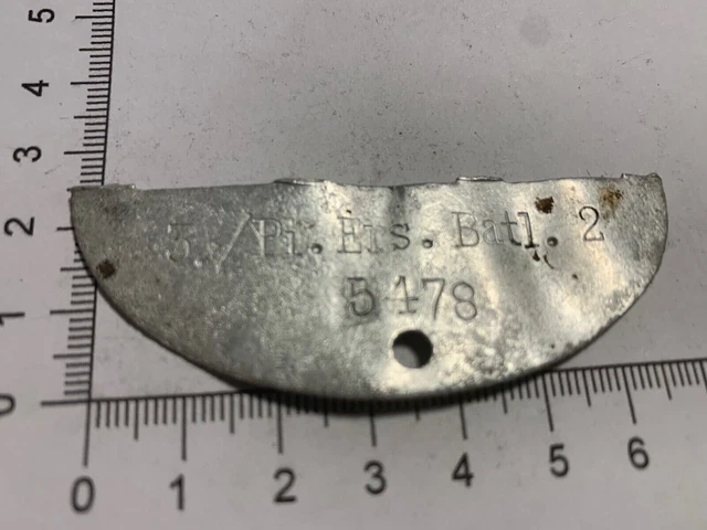 ORIGINAL WW2 ARMÉE Allemande Chien Balise - Marquée - 3 Pi. Ers. Batl ...