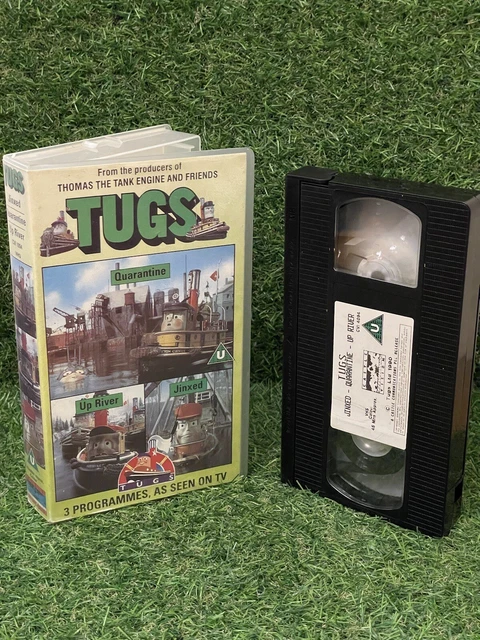 TUGS 3 EPISODES Quarantine, Up River, Jinxed VHS Video Children's TV ...