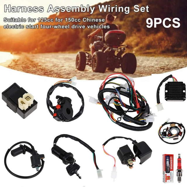 GY6 150CC ELECTRICS Stator Wire Harness Loom Magneto Coil CDI Rectifier ... GY6 150CC ELECTRICS Stator Wire Harness Loom Magneto Coil CDI Rectifier ...
