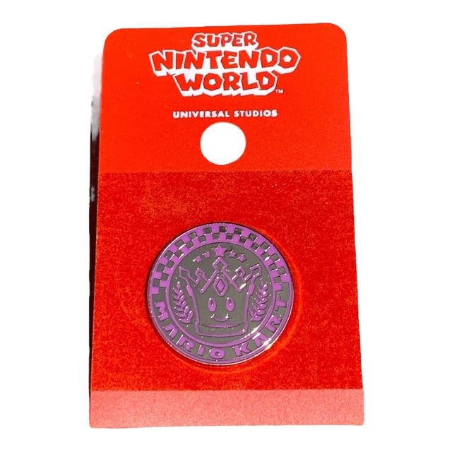 UNIVERSAL STUDIOS HOLLYWOOD Super Nintendo World Crown Race Icon Pin ...
