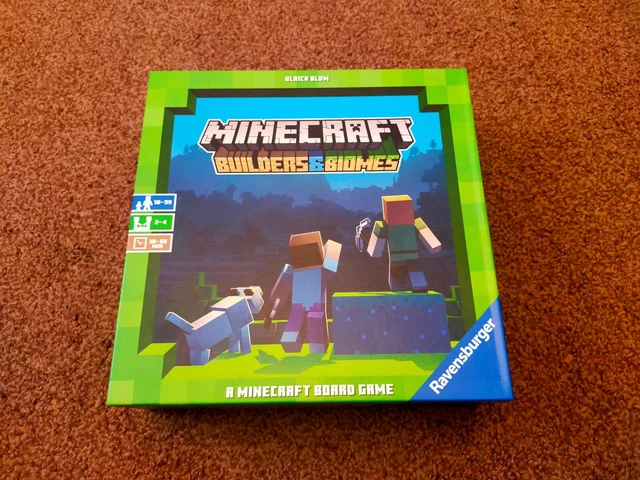 RAVENSBURGER MINECRAFT BUILDERS & Biomes Strategy Board Game - Used in ...