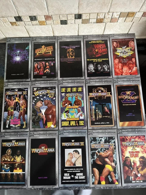 WWF WRESTLEMANIA THE Legacy VHS £75.00 - PicClick UK