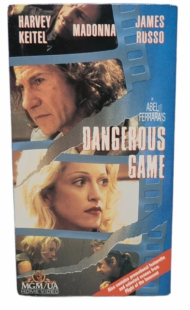 DANGEROUS GAME (VHS, 1994) with Promotional feature Screening Cassette ...