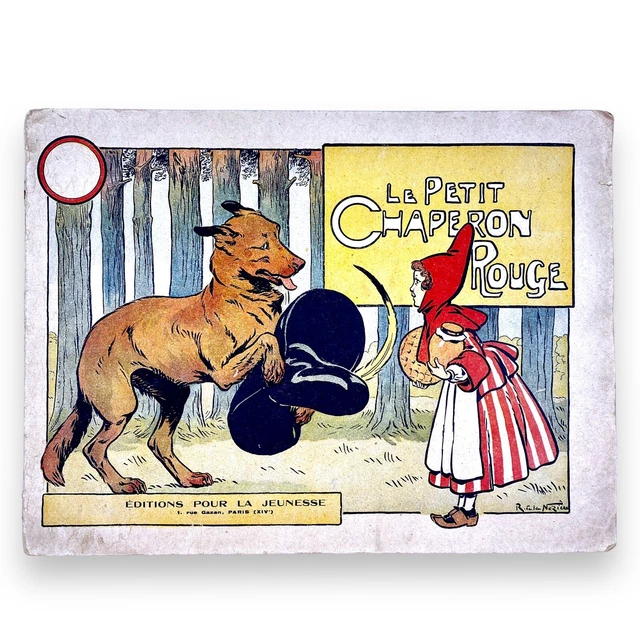 ANTIQUE CHILDREN'S BOOK Booklet Le Petit Chaperon Rouge French Fairy ...