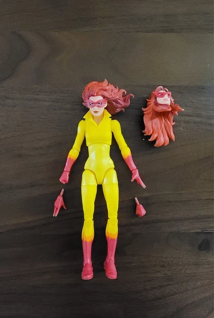 FIGURINE ARTICULÉE MARVEL Legends Firestar Retro Hasbro 6 pouces chaîne ...