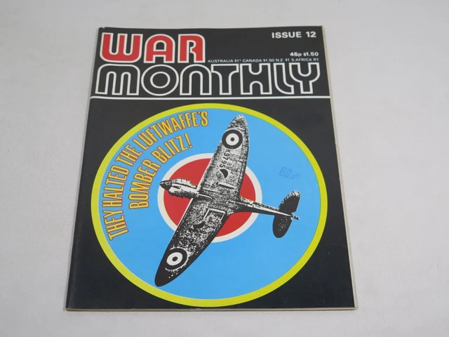 WAR MONTHLY MAGAZINE Issue 12 March 1975 £6.39 - PicClick UK