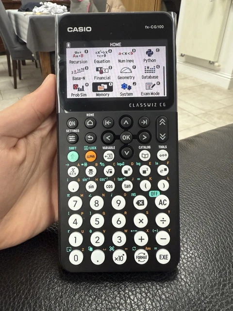 CASIO FX-CG100 GRAPHIC Calculator with Colour Screen A-Level £115.08 ...