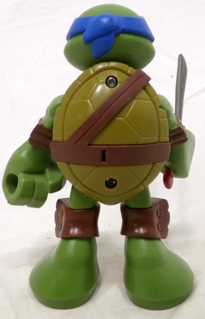 FIGURITA LEONARDO HALF Shell Heroes Press N' Shout TMNT 2016 De 6" EUR ...