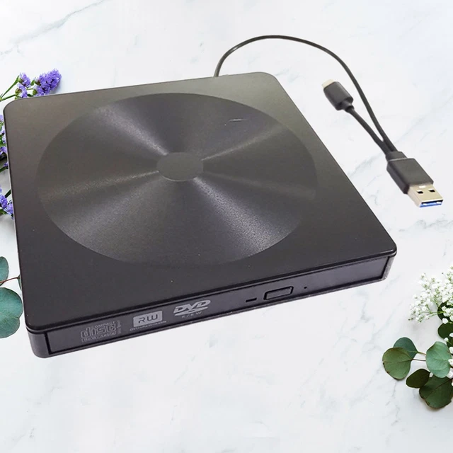 EXTERNAL CD/DVD DRIVE for Pc Usb Dvd/cd Rw Opitical Multifunctional ...