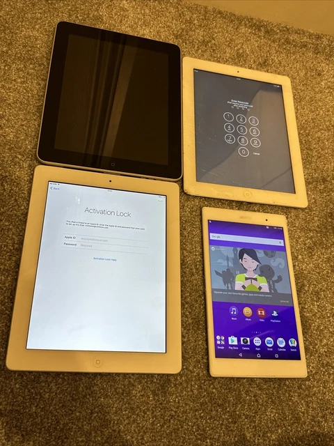 JOB LOT APPLE Sony iPad Spares Or Repair £11.50 - PicClick UK
