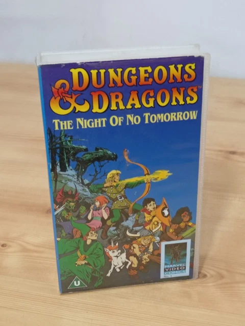 RARE VINTAGE 1984 Dungeons & Dragons VHS Video Tape ‘The Night Of No ...