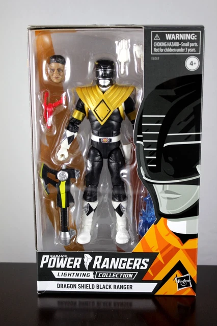 ARMORED BLACK RANGER Mighty Morphin Power Rangers Lightning MMPR Dragon ...
