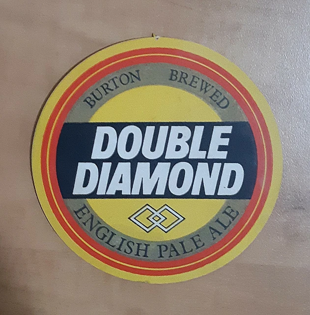 VINTAGE DOUBLE DIAMOND Burton Brewed English Pale Ale Beer Coaster Beer ...