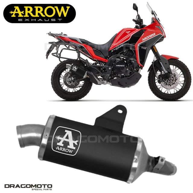 SCARICO MOTO MORINI X-CAPE 650 2022 2023 ARROW ALU Nero INDY RACE EUR ...