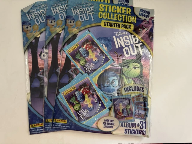 PANINI DISNEY INSIDE Out Sticker Collection Starter Pack Album £15.28 ...