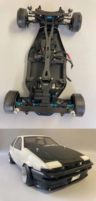 YOKOMO YD-2E RWD Drift RC Car Chassis with Electronics & AE86 Body 1/10 ...