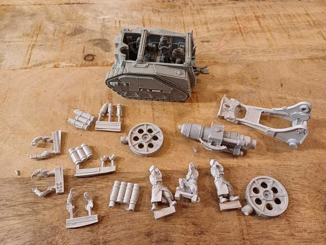 WARHAMMER 40.000 40K Death Korps Of Krieg Centaur Artillery Tractor And ...