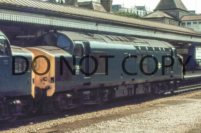 UK DIESEL TRAIN Railway Photograph Of Class 37 Loco 37269. Rm37-925 £1. ...