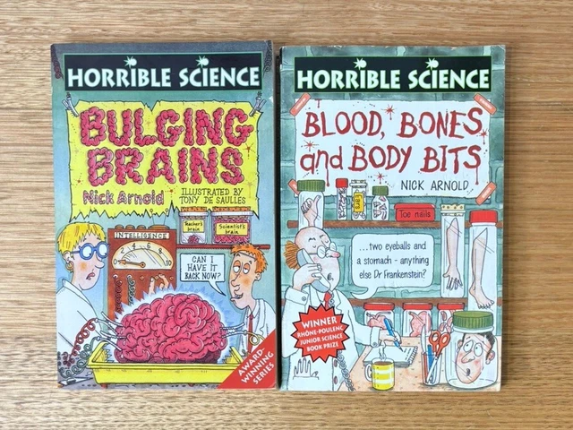 HORRIBLE SCIENCE BOOKS Bulging Brains & Blood Bones Body Bits - FREE ...