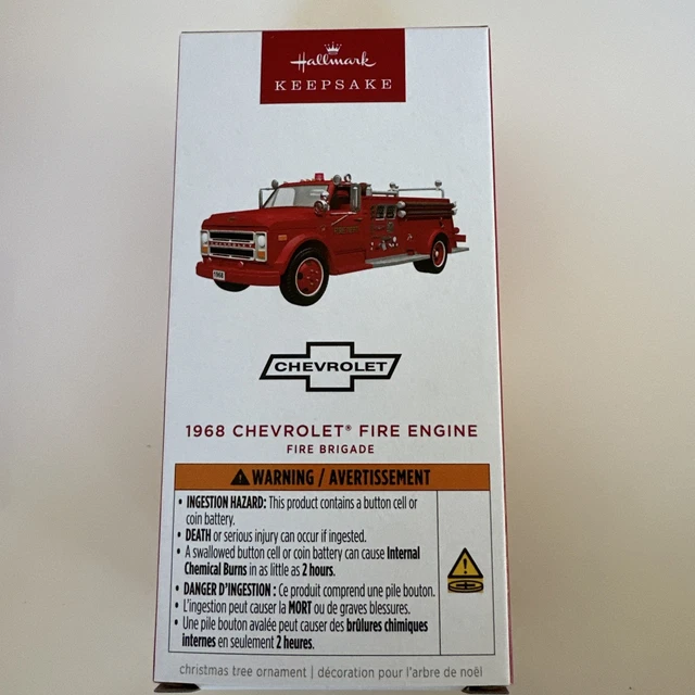 HALLMARK KEEPSAKE 2025 1968 Chevrolet® Fire Engine Fire Brigade 23rd ...