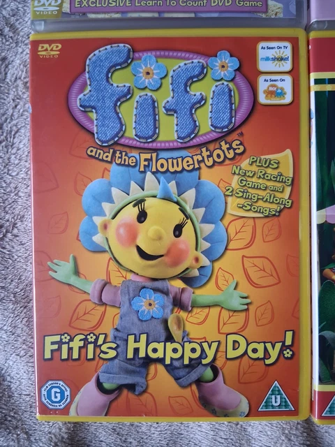 FIFI AND THE Flowertots 4 Dvds Bundle 2006-2009 Learn To Count Book £12 ...