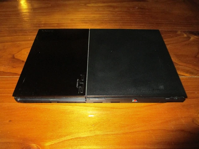 SONY PLAYSTATION 2 PS2 Slim Console Black - Console Only - Faulty - Not ...