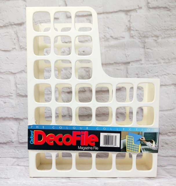 OXFORD DECOFILE MAGAZINE File Brochure Storage Cream White The Colour ...