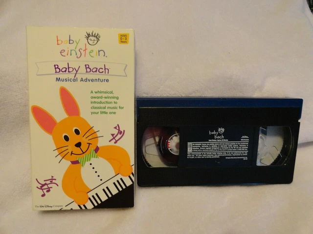 BABY EINSTEIN BABY Bach Musical Adventure VHS $32.58 - PicClick CA