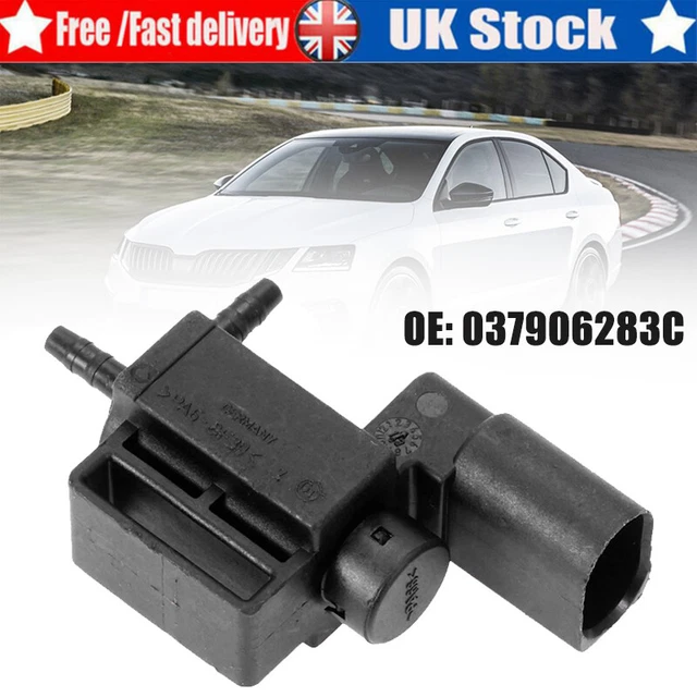 037906283C EGR INTAKE Manifold Control Solenoid Valve Vacuum 1.8 2.0 ...