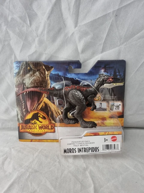 JURASSIC WORLD DOMINION Moros Intrepidus Ferocious Pack Dinosaur Figure ...