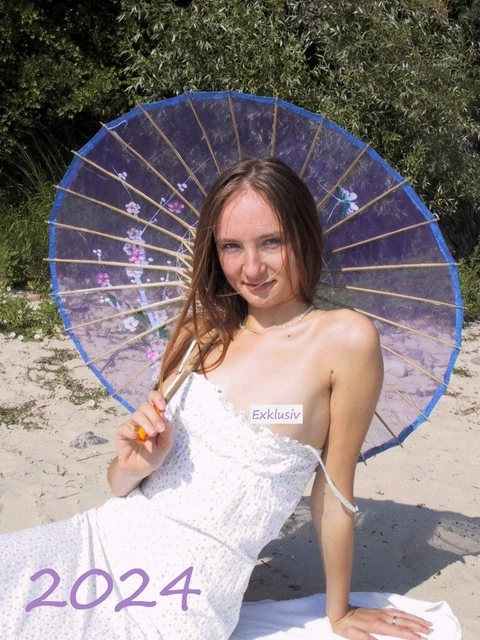 FKK KALENDER JENNY (18) für 2024 mit attraktiven Teen Girl nackt PinUp Erotik EUR 15,95 ...