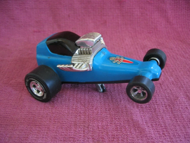 VINTAGE TONKA WHEELER Dealer Hot Rod V8 Dragster Tinplate Wheelie Toy ...