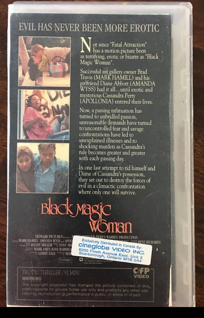 BLACK MAGIC WOMEN VHS Mark Hamill Hard Shell $14.99 - PicClick CA