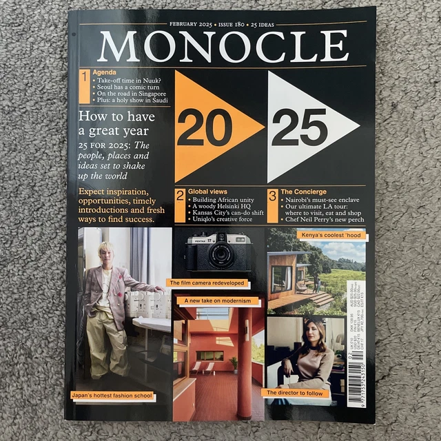 MONOCLE MAGAZINE FEBRUARY 2025 £24.25 - PicClick UK