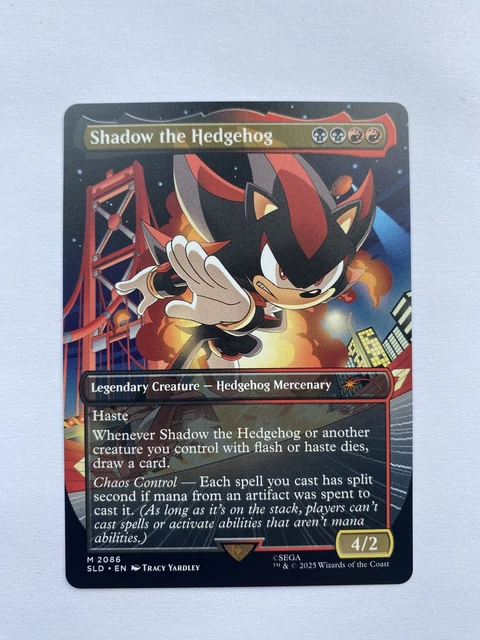 SHADOW THE HEDGEHOG - MTG - Sonic Friends And Foes Secret Lair - Non ...