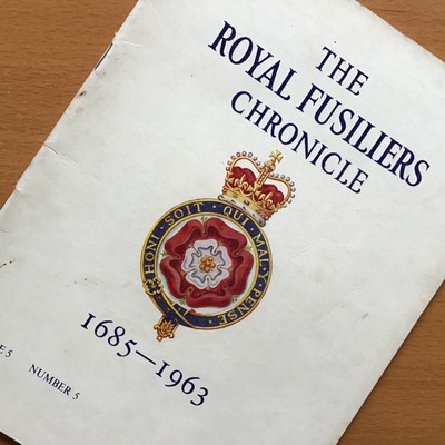 ORIGINAL BRITISH ARMY Regimental Journal: “The Royal Fusiliers ...
