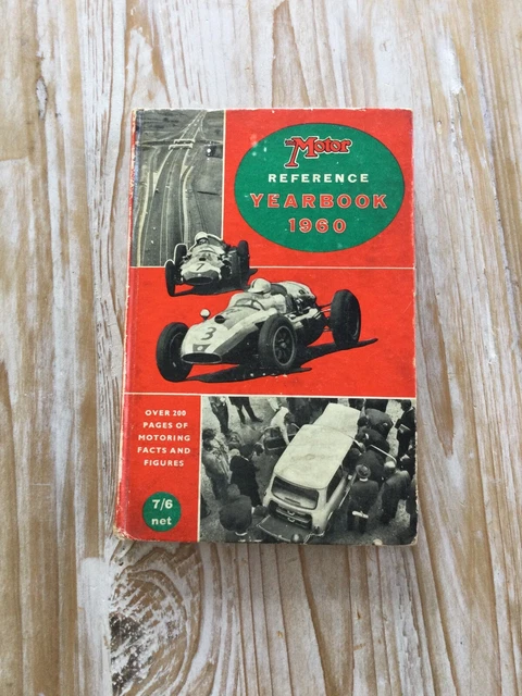 MOTOR REFERENCE YEARBOOK 1960 Motoring Facts & Figures Cars Events ...