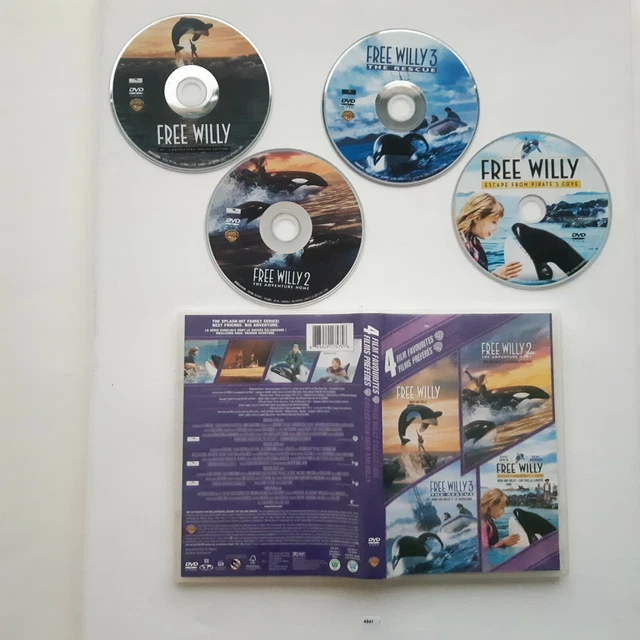 4 FILM FAVORITES: Free Willy 1 - 4 - [Dvd] $15.16 - PicClick CA