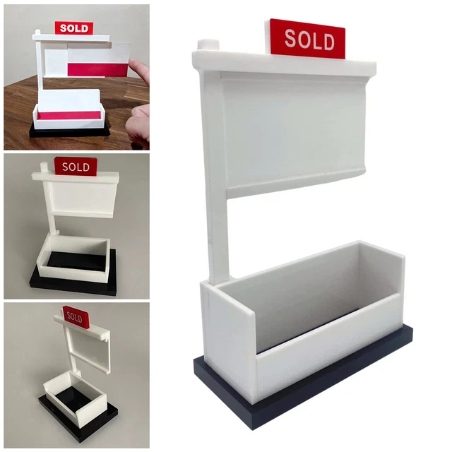 DESKTOP CARD DISPLAY Stand Storage Display Storaging House Selling ...