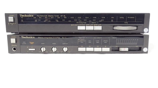 TECHNICS SU-3 STEREO Integrated Amplifier with ST-3L FM/MW/LW Tuner. £ ...