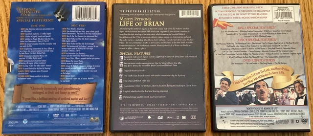 MONTY PYTHON AND the Holy Grail, Life of Brian, The Meaning of Life ...